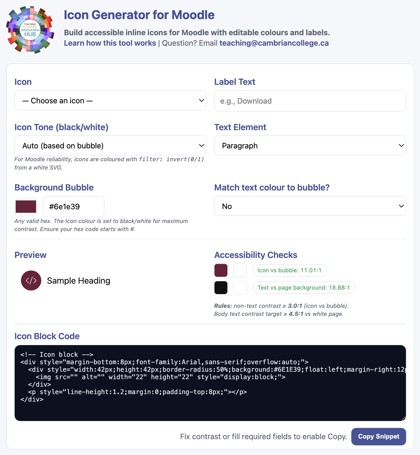 Moodle Icon Creator | Cambrian College Teaching & Learning Innovation Hub